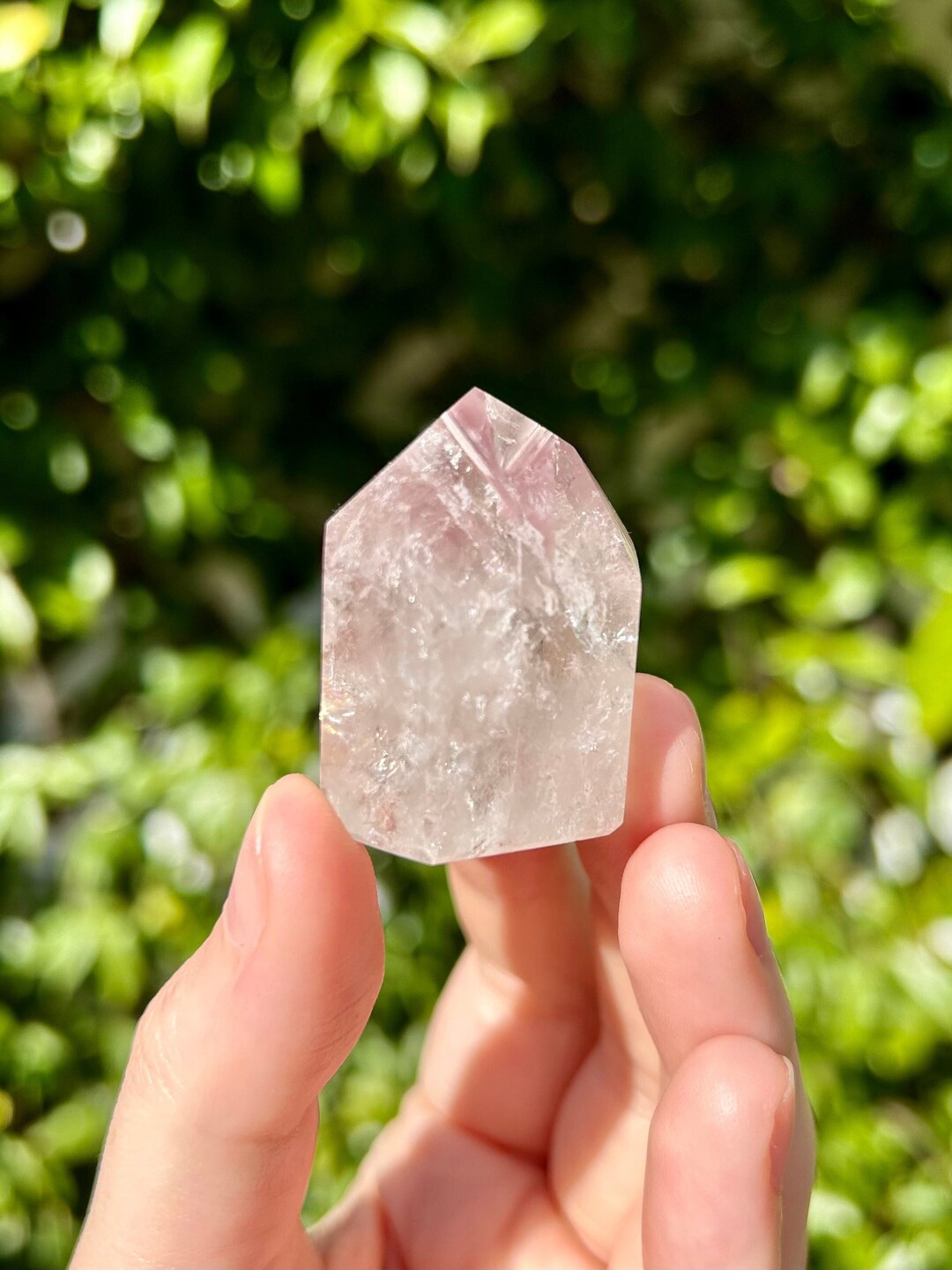 Rare Pink Lithium Quartz Point From Brazil - Crown Chakra Healing ...