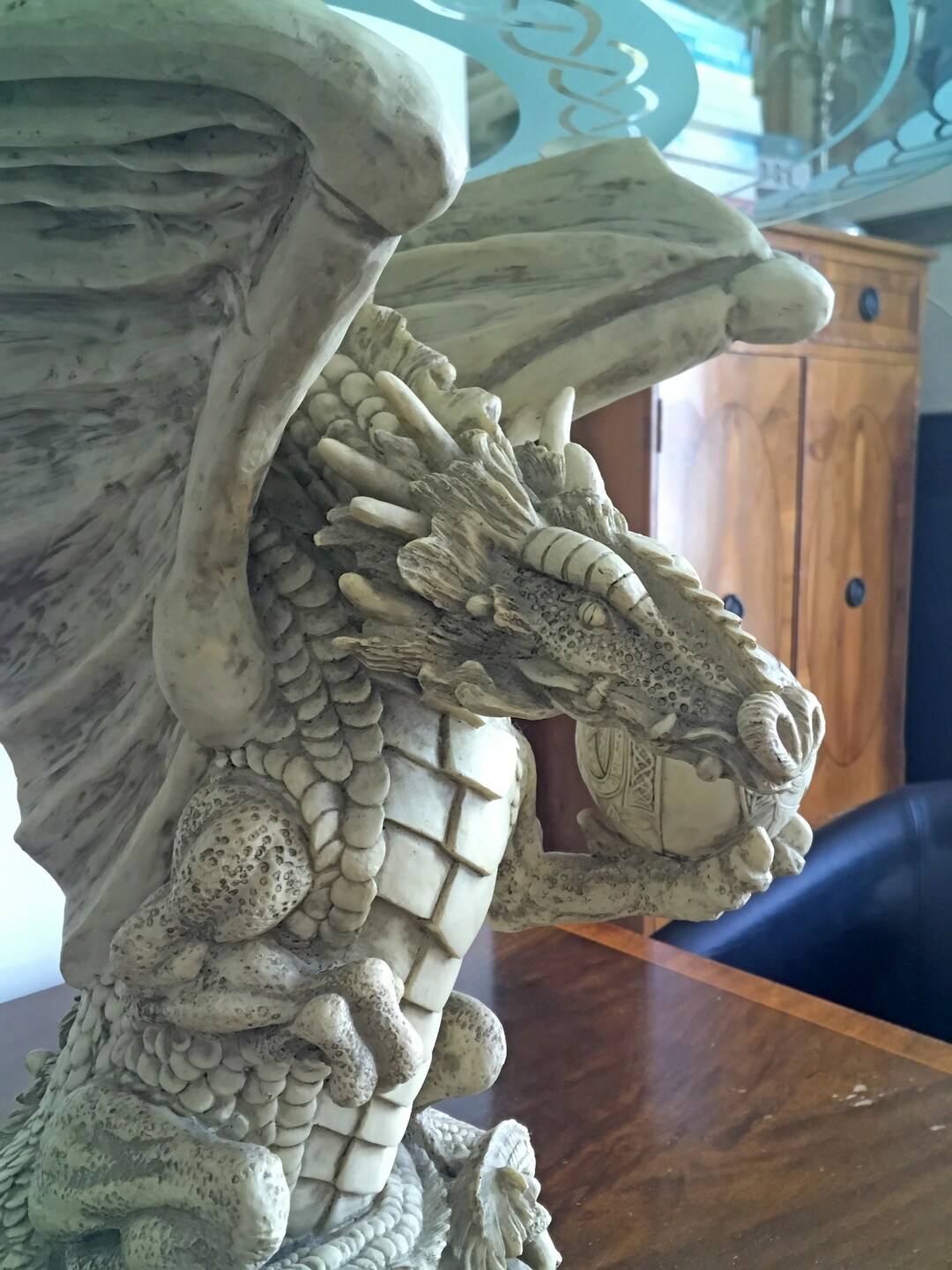 Big Fantasy Dragon Table, Gothic, Dragon, Coffee Table, Dragon, Table ...