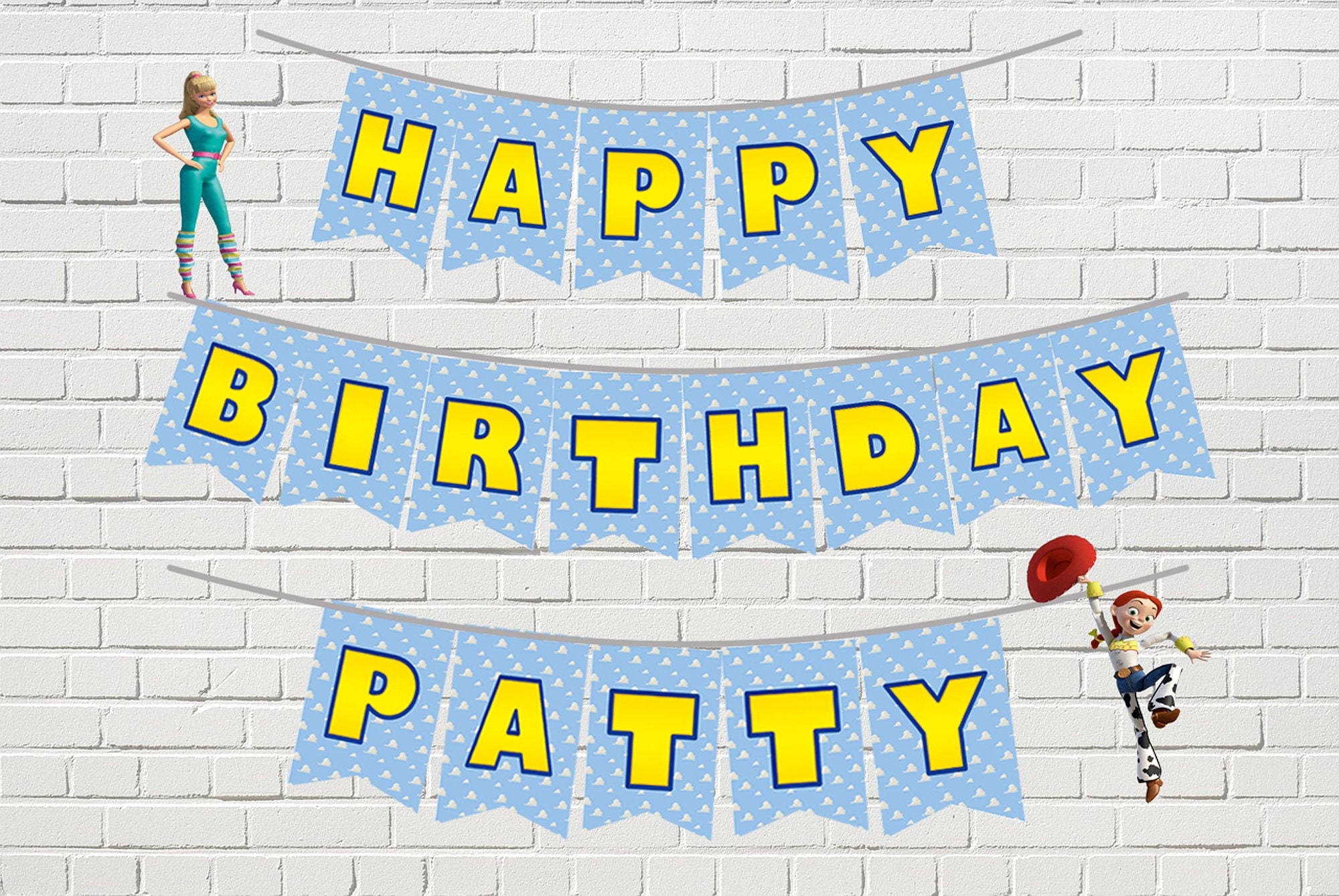 Toy Story Printable Banners, Toy Story Party Banner, Banner Alphabet A ...