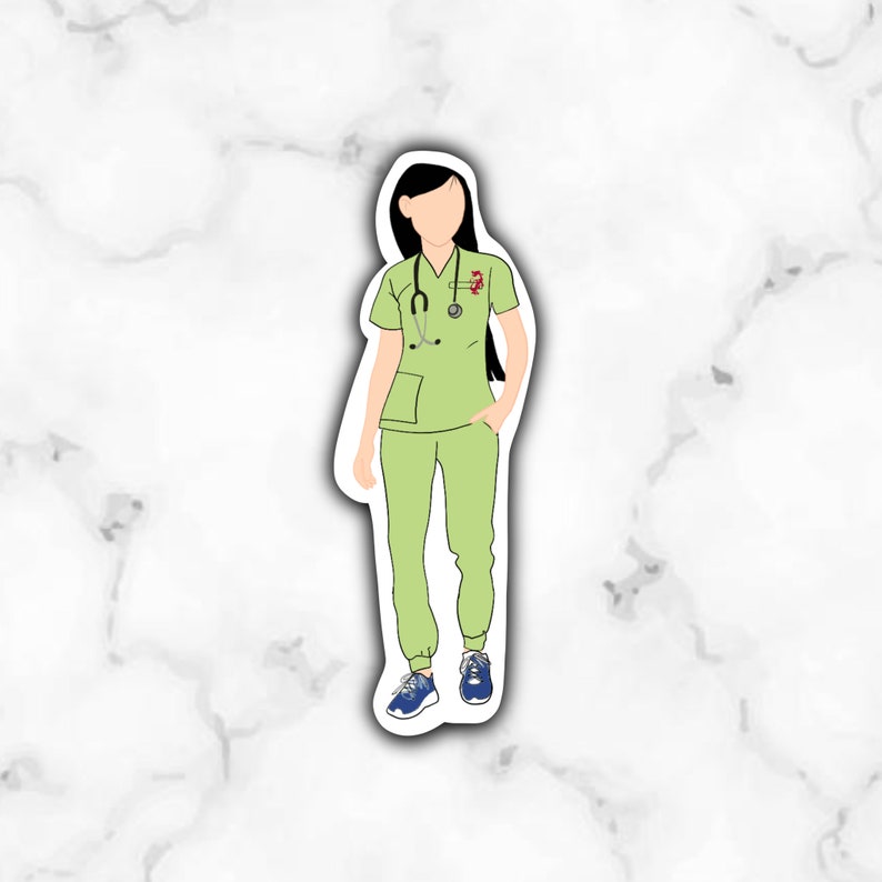 Princess Nurse Sticker Nursing Sticker Princess Sticker - Etsy
