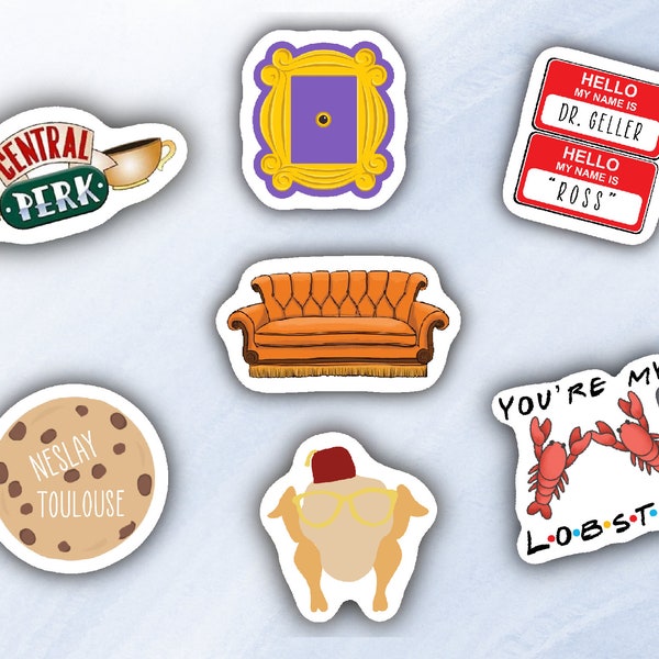 Friends Stickers - Etsy