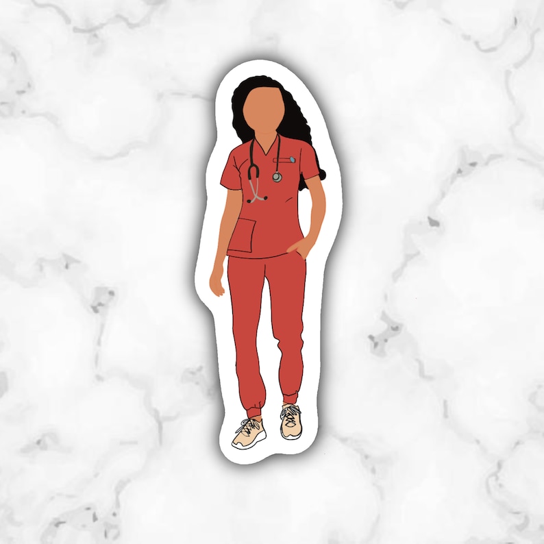Princess Nurse Sticker Nursing Sticker Princess Sticker - Etsy