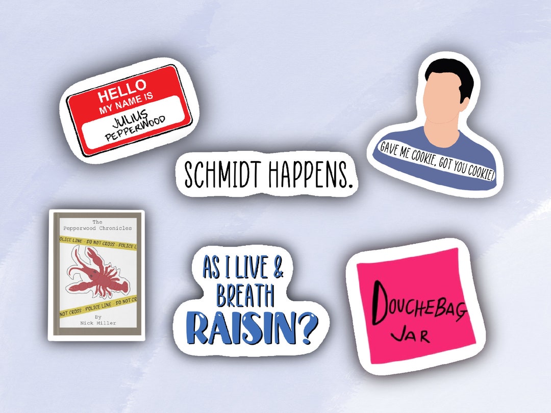 New Girl Sticker Bundle, New Girl, Nick New Girl, Laptop Sticker - Etsy