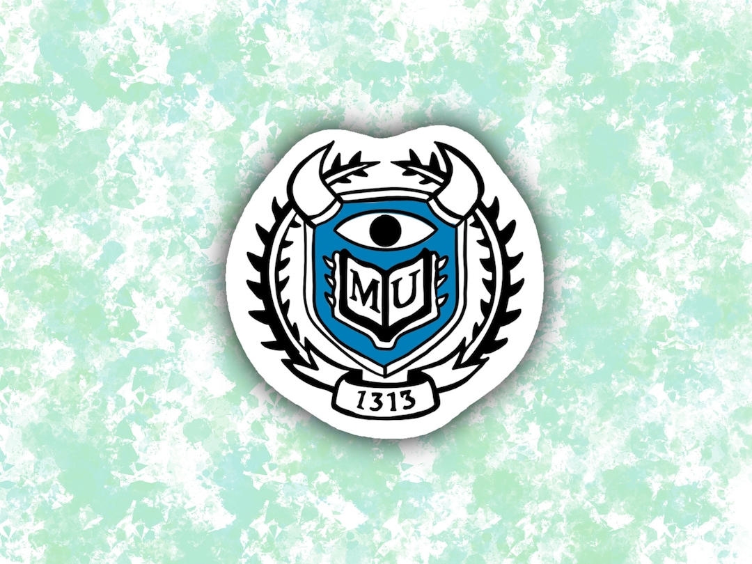 Monsters University Emblem Sticker Monsters University - Etsy