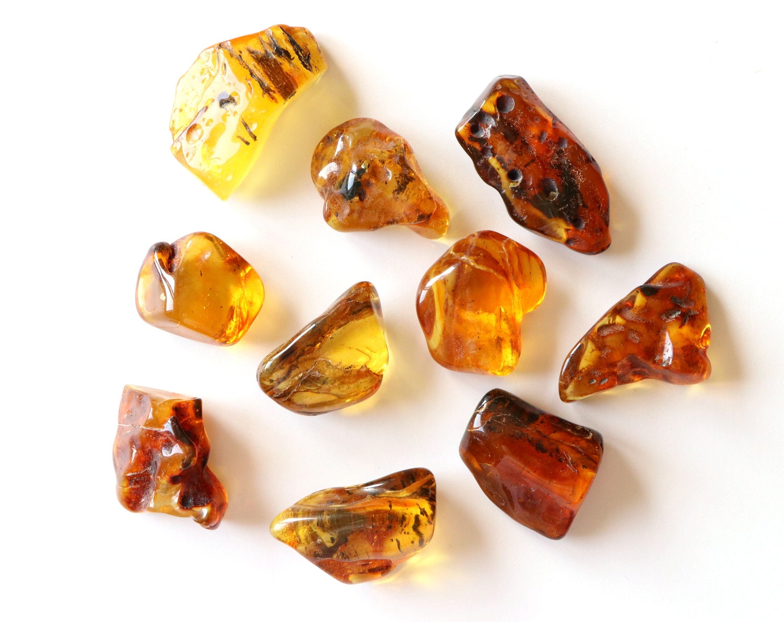 10 Large Amber Nuggets, Amber Stones, Amber Material, Amber Pieces ...