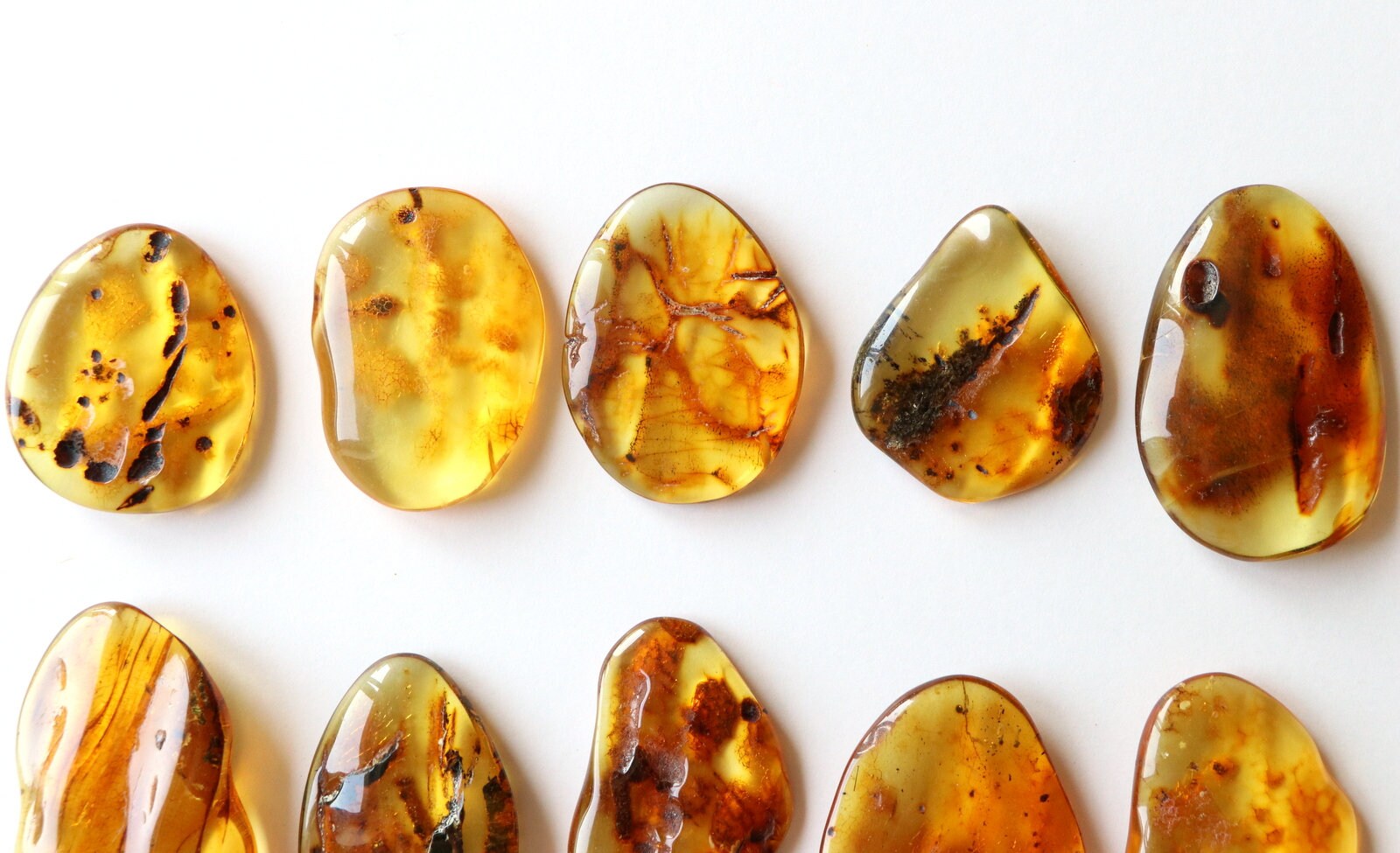 10 Massive Pieces, Polished Amber Stones, Wholesale Amber, Souvenir ...