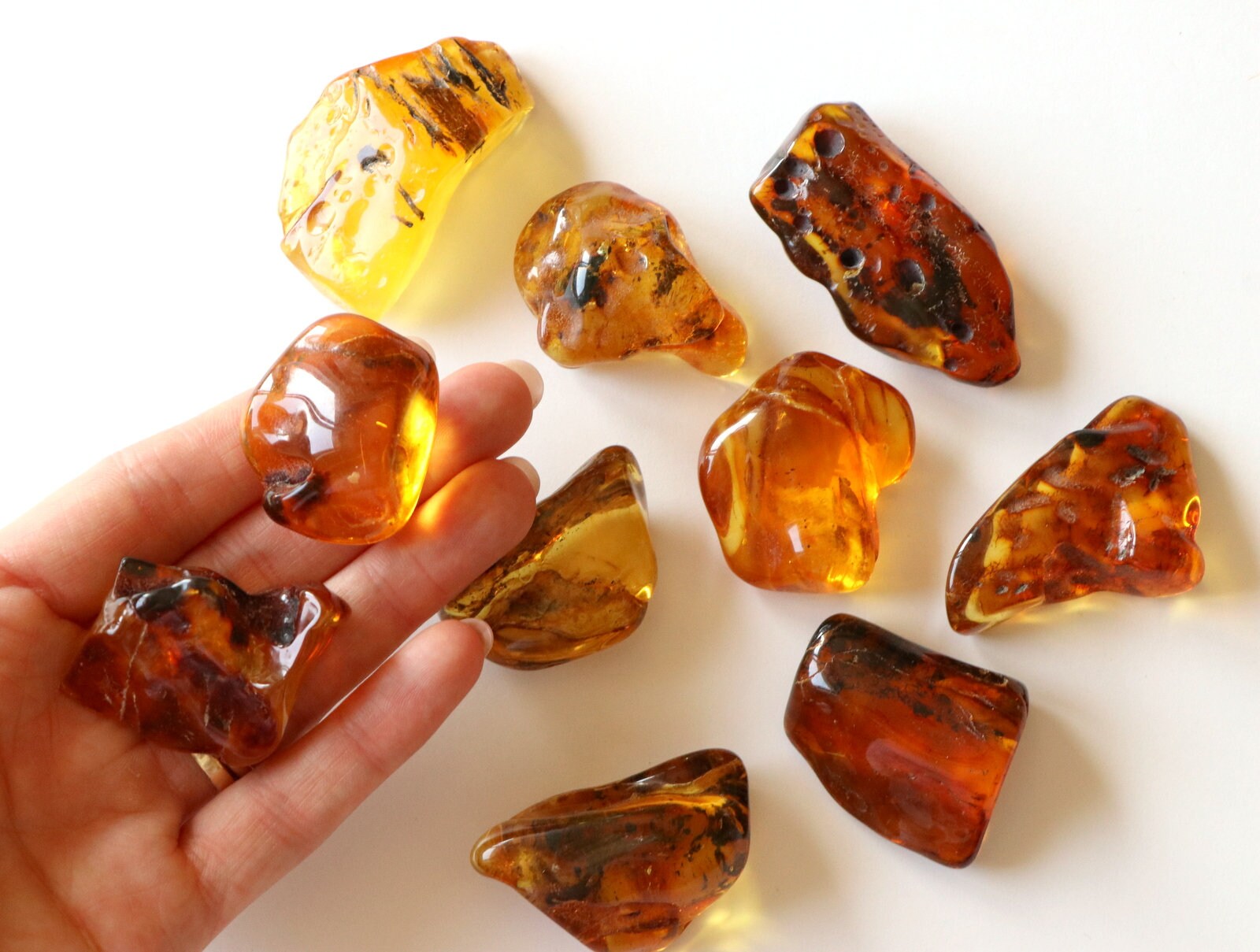 10 Large Amber Nuggets, Amber Stones, Amber Material, Amber Pieces ...