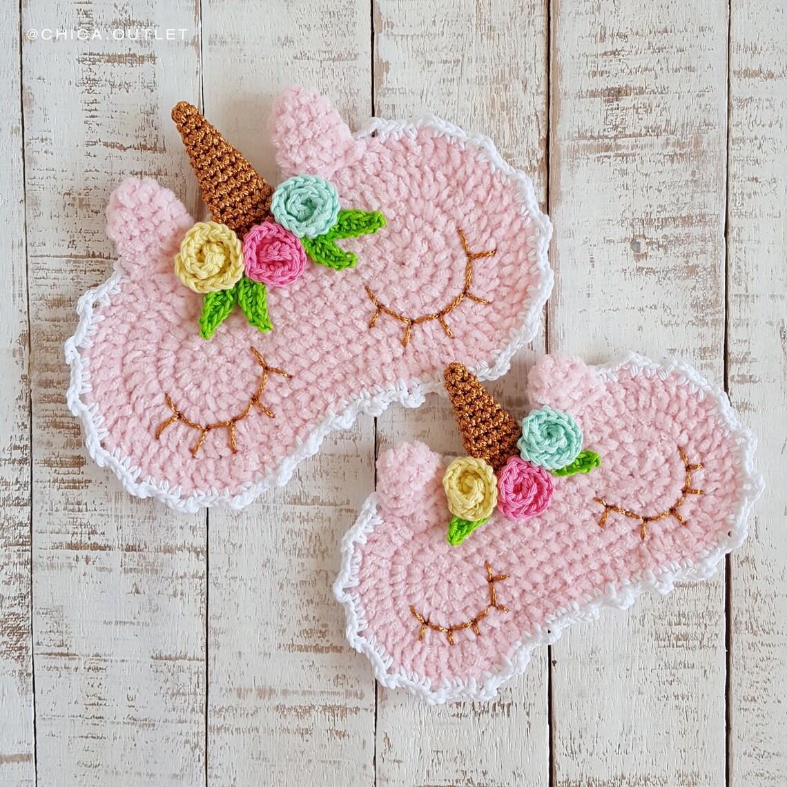 Unicorn and Kitty Sleeping Mask - Amigurumi Crochet Pattern / Unicorn ...