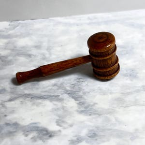 Mini Gavel, Artisan Dollhouse Decor, Vintage - Etsy