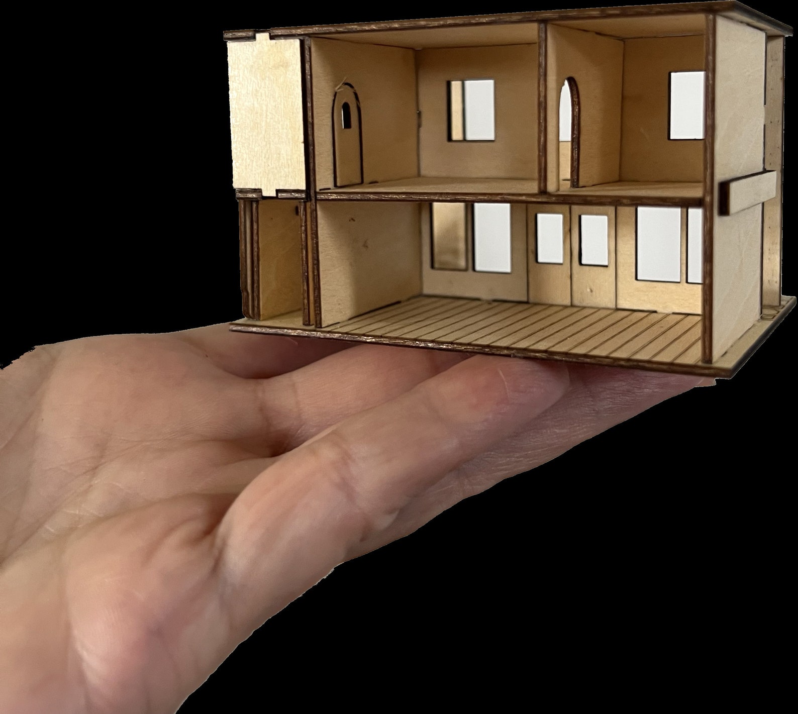 Mini Mid Century Modern Shop Building Kit the Margo, 1:144 Scale - Etsy