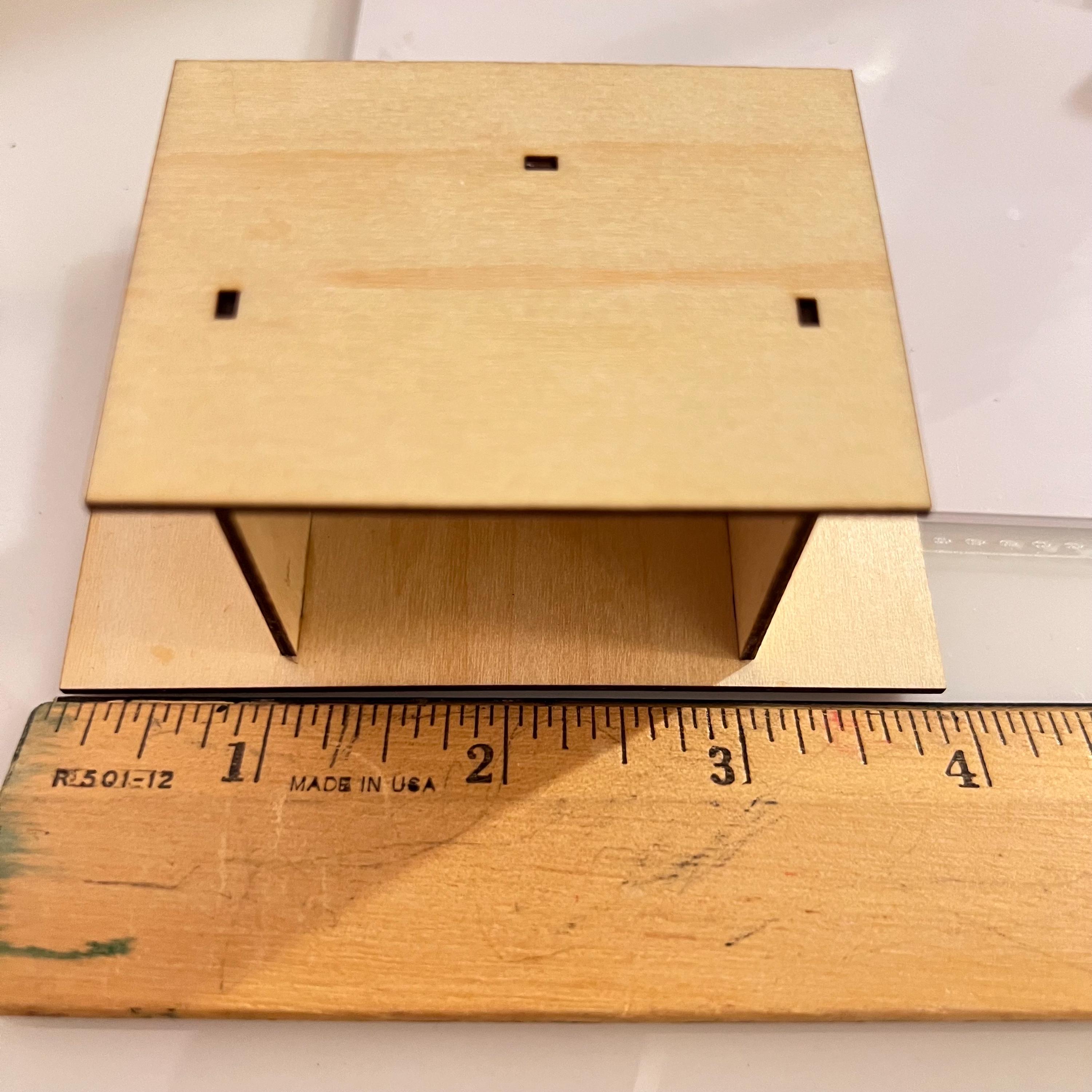 Mini Mid Century Modern Town Building Kit, Tiny Shop, Customizable, 1: ...