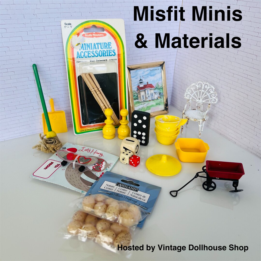Misfit Dollhouse Miniatures & Materials for Repair, Reuse, and ...
