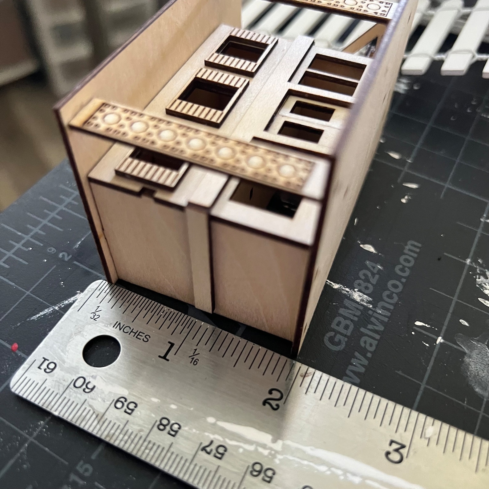 Mini Mid Century Modern Shop Building Kit the Margo, 1:144 Scale - Etsy