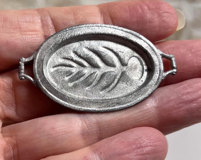 Miniature Doll House, Metal Fish Tray, Platter - Etsy