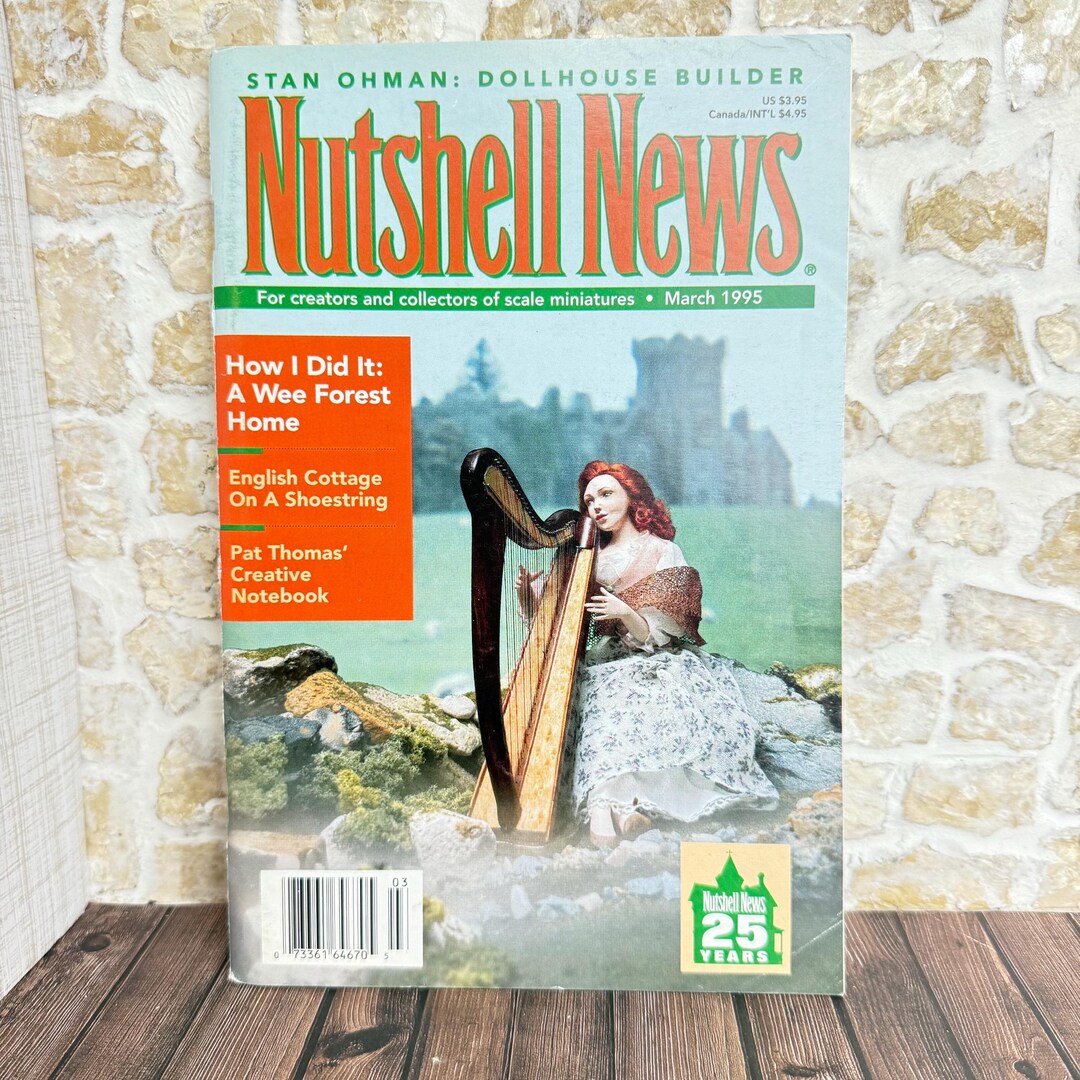 Miniature Magazine, Nutshell News, 1990’s, Dollhouse Miniature How to ...