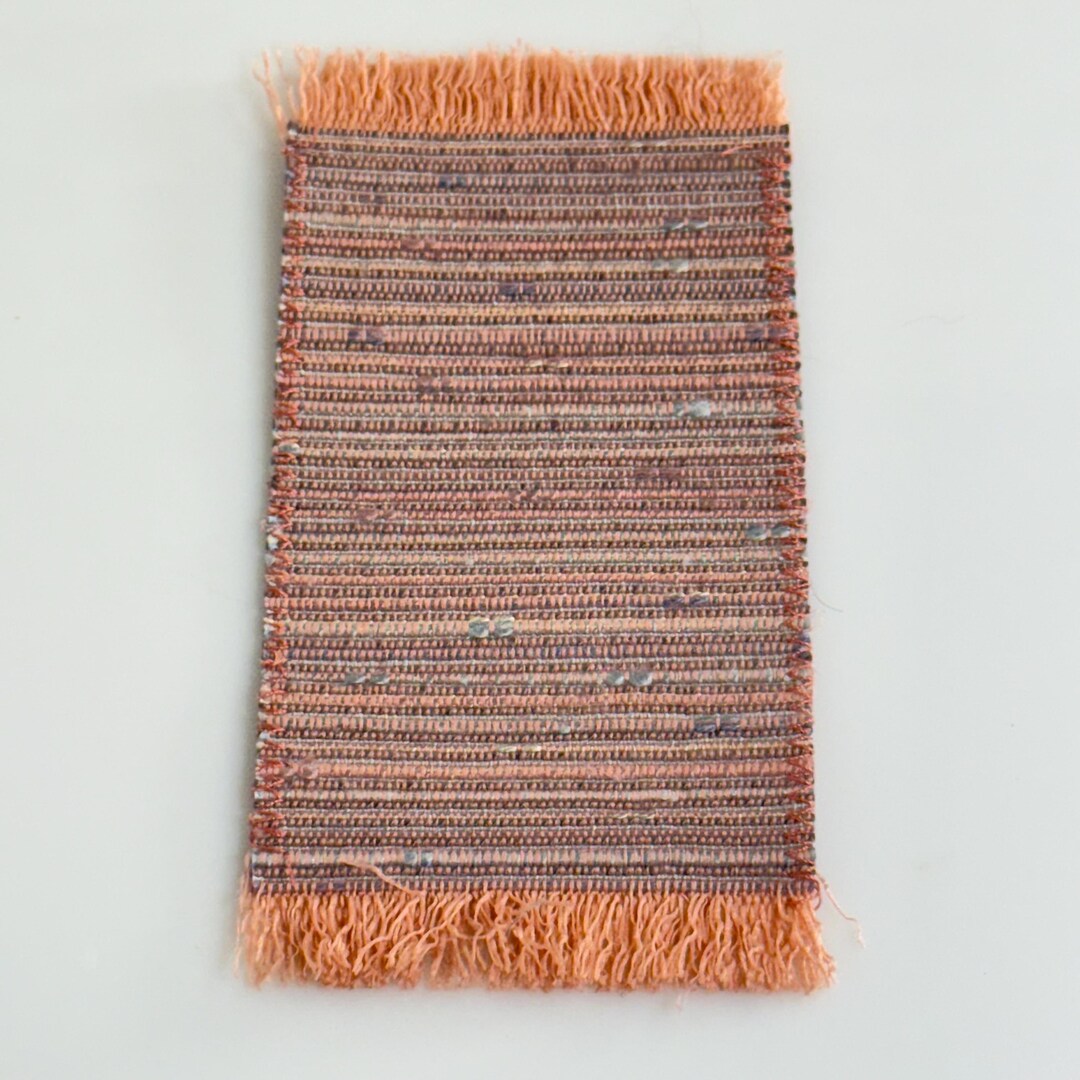 Dollhouse Woven Rag Rug, Miniature, Artisan Doll House Carpet - Etsy