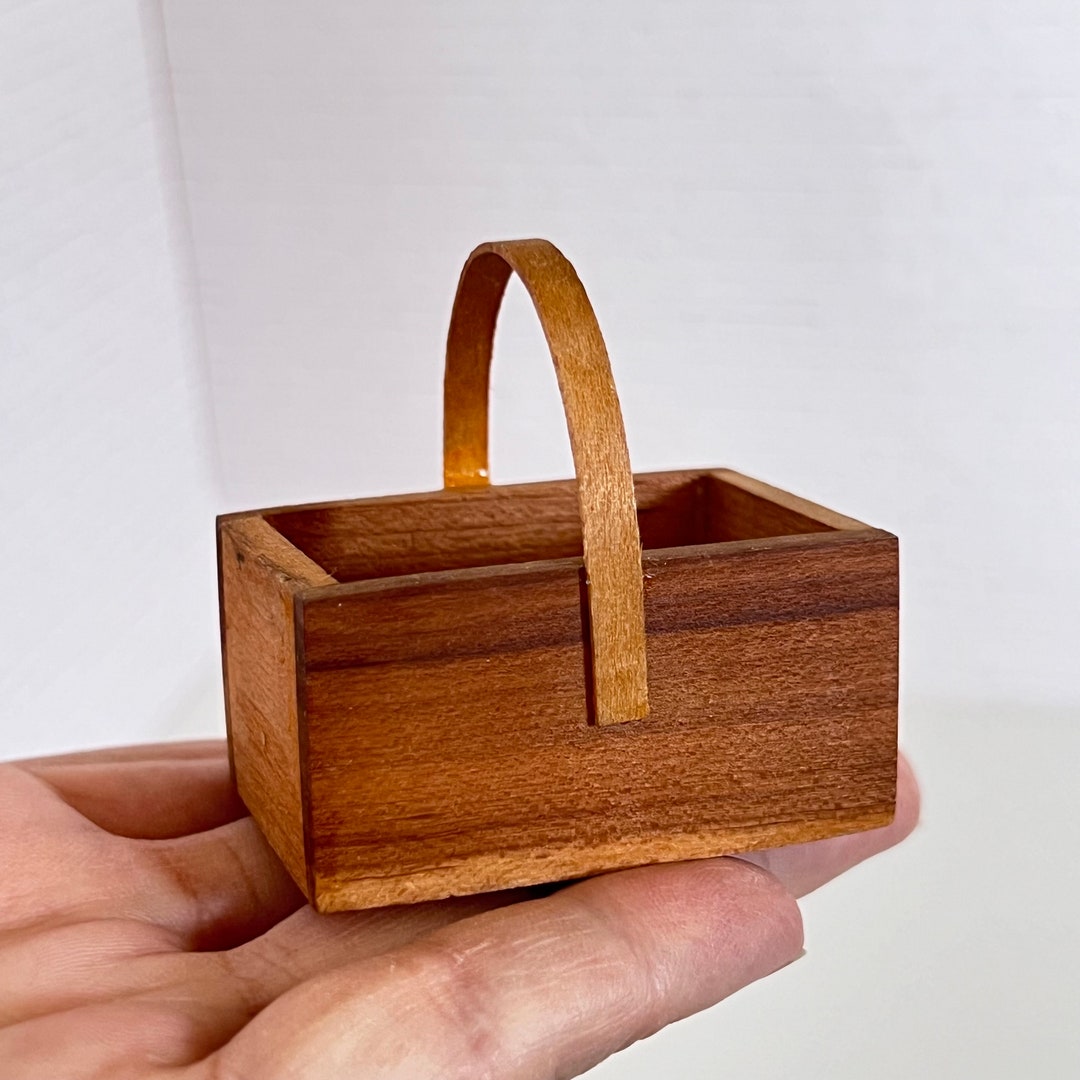 Dollhouse Wood Log Box, Vintage Shackman 1/12 - Etsy