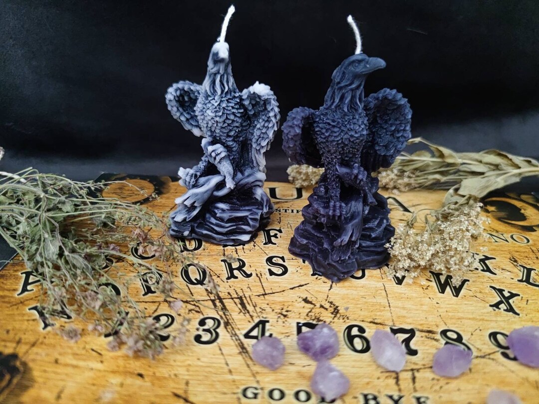 Falcon Candle /candle / Gothic / Pagan / Witch /gift - Etsy