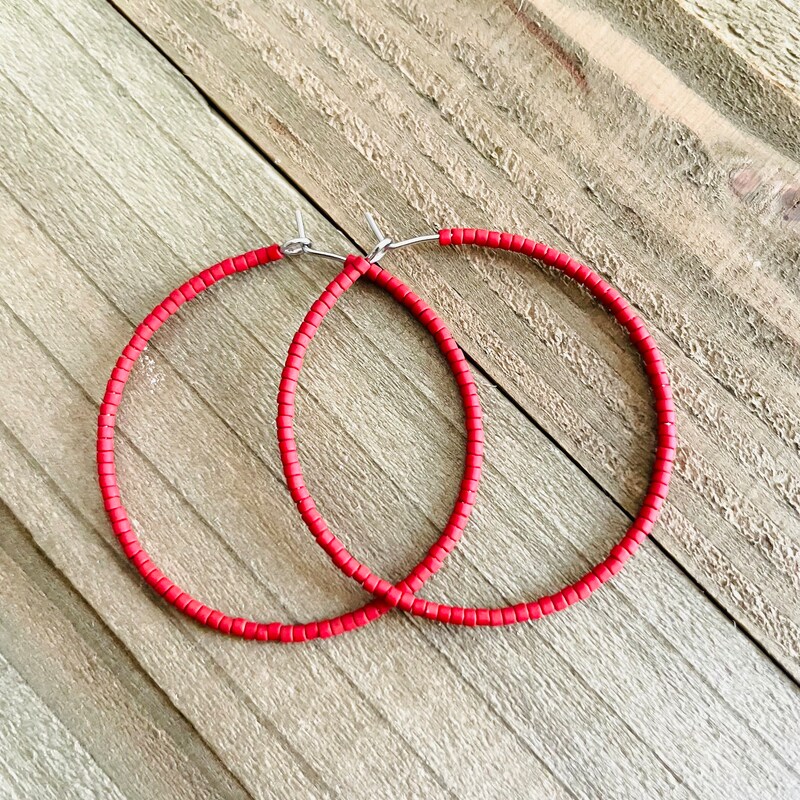 Fine Resin Hoops - Etsy