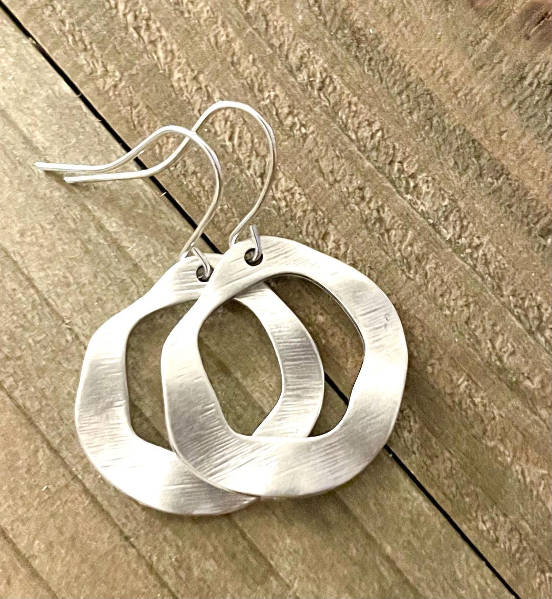 Silver Geometric Earrings, Boho Silver Jewelry, Earring Gift Shop ...