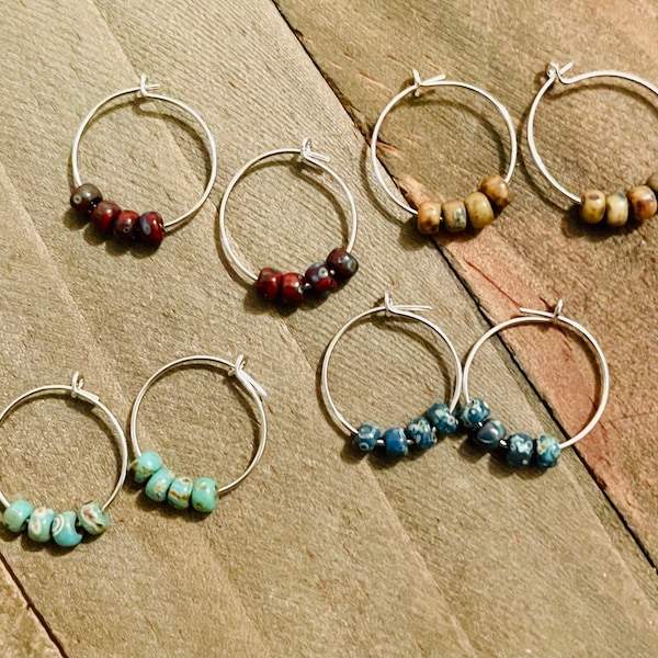Tiny Hoops - Etsy