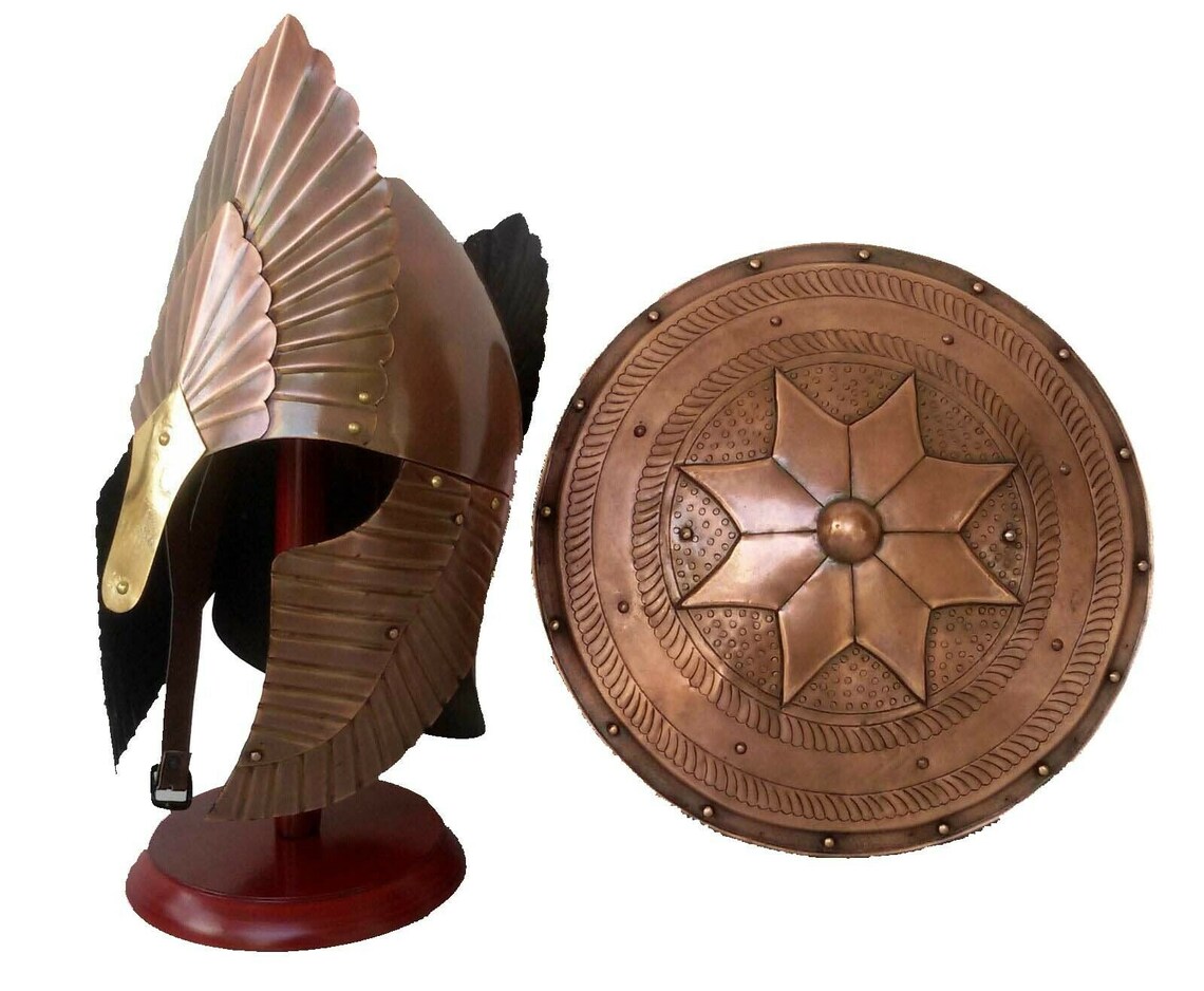 Medieval Hussars Armour Combat Knight Helmet With Shield - Etsy