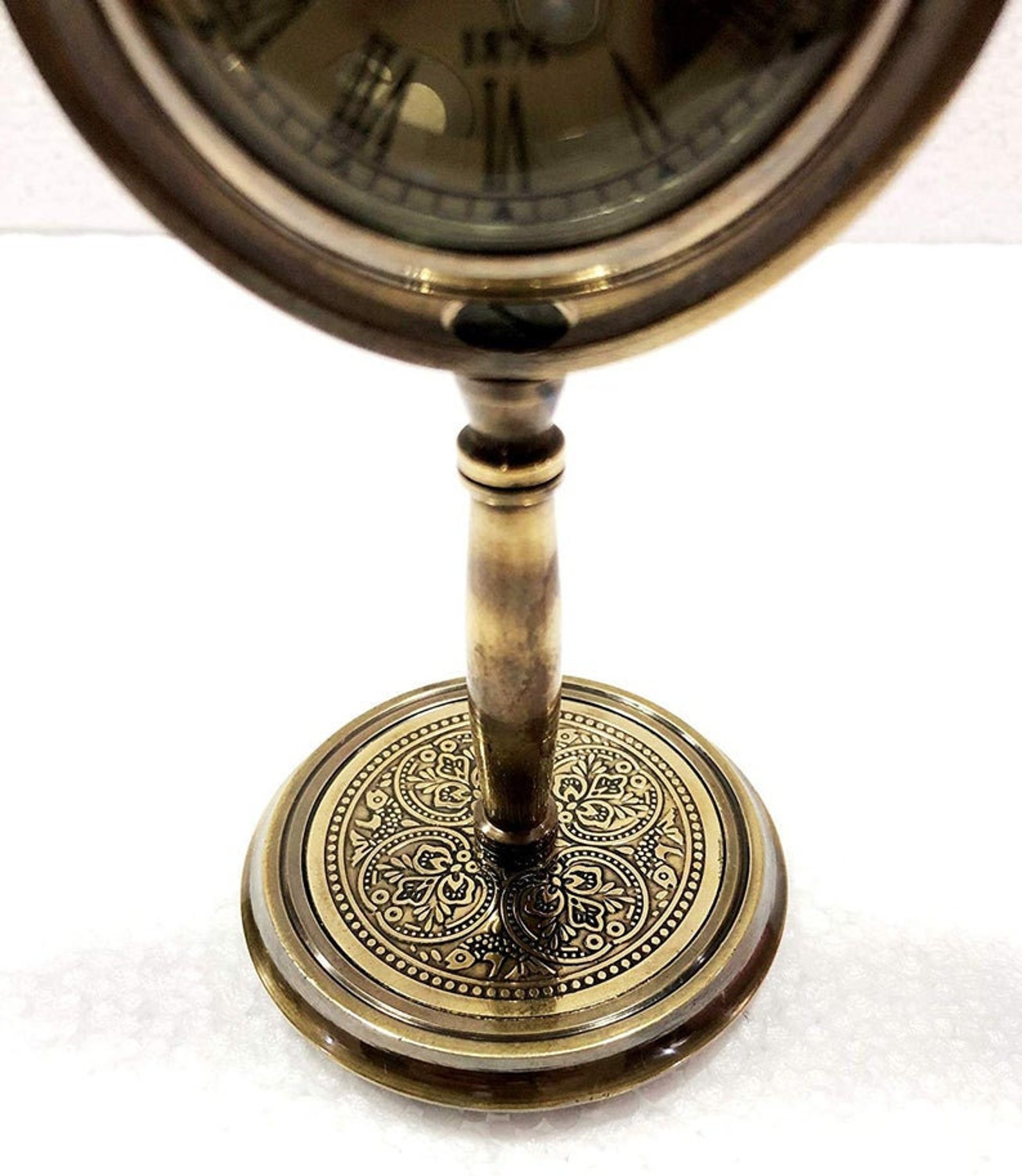 Nautical Brass Desk Clock Vintage Maritime Ship Desk Clock - Etsy