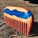 Wood Resin Comb, Wood Comb, Hair Accessories, Pocket Comb, Wide Tooth ...