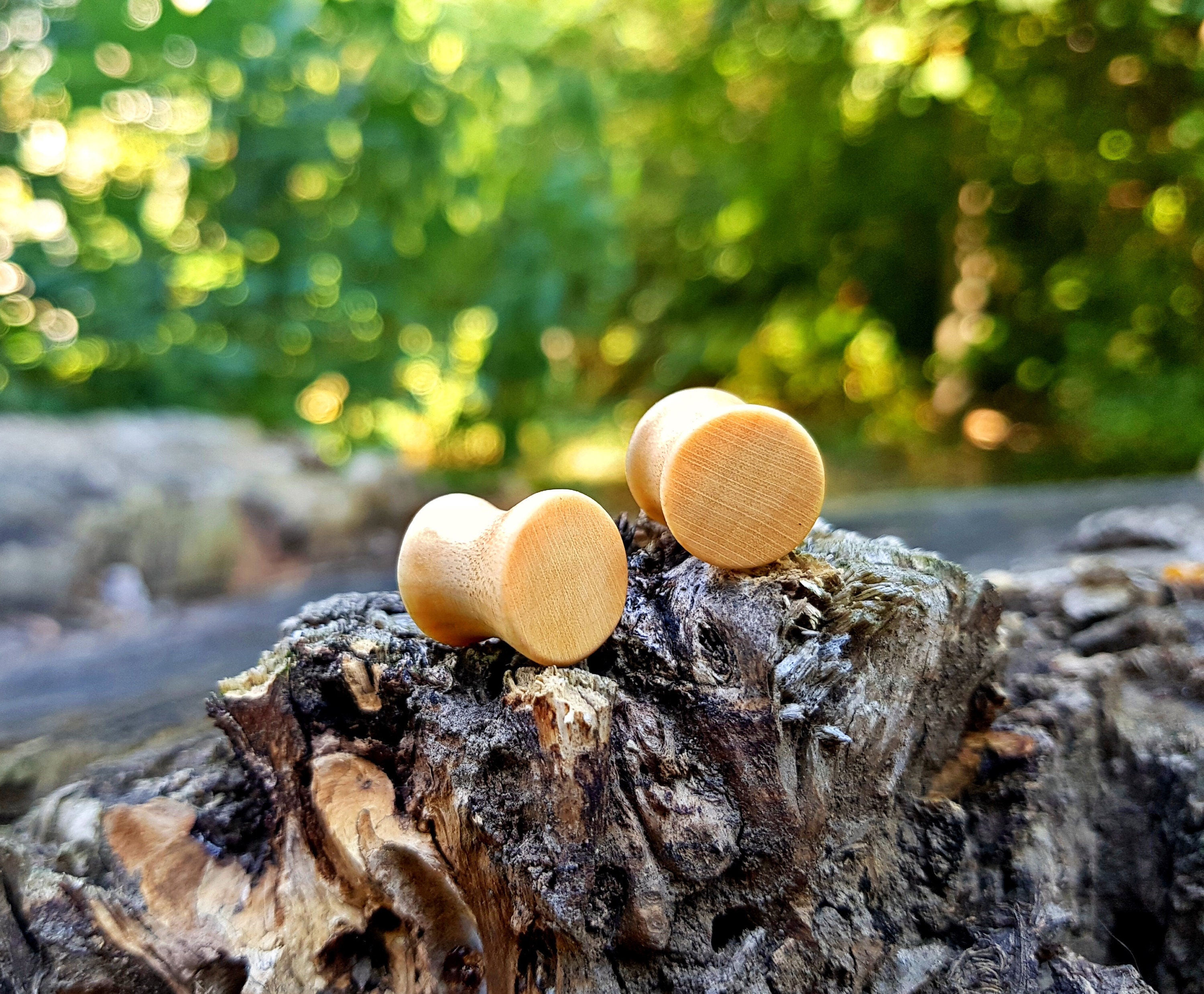 Pair of Wood Plugs, 0g Plugs, Plugs and Tunnels, 00 Gauges, Wood Gauges ...