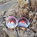 Pair of Resin Volcano Plugs Wood Plugs Plugs and Tunnels - Etsy