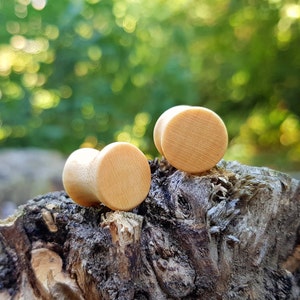 Pair of Wood Plugs, 0g Plugs, Plugs and Tunnels, 00 Gauges, Wood Gauges ...