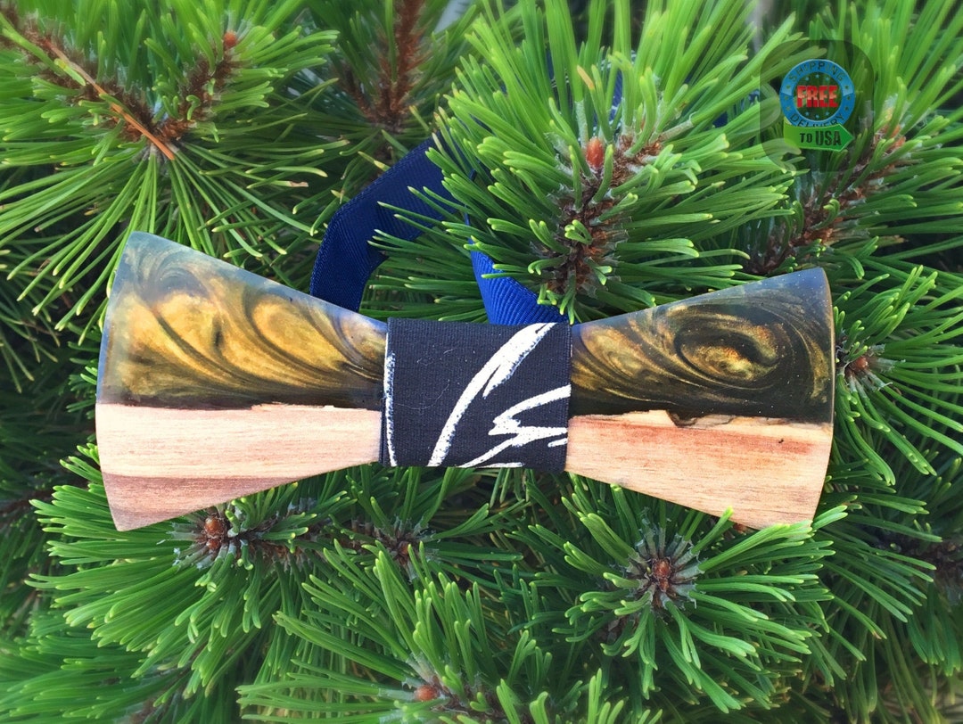 Wood Resin Bow Tie, Boyfriend Gift, Groomsmen Bow Tie, Bow Tie, Bowties ...
