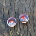 Pair of Resin Volcano Plugs Wood Plugs Plugs and Tunnels - Etsy