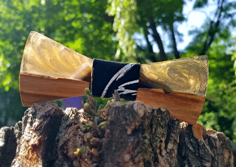 Wood Resin Bow Tie Boyfriend Gift Groomsmen Bow Tie Bow | Etsy
