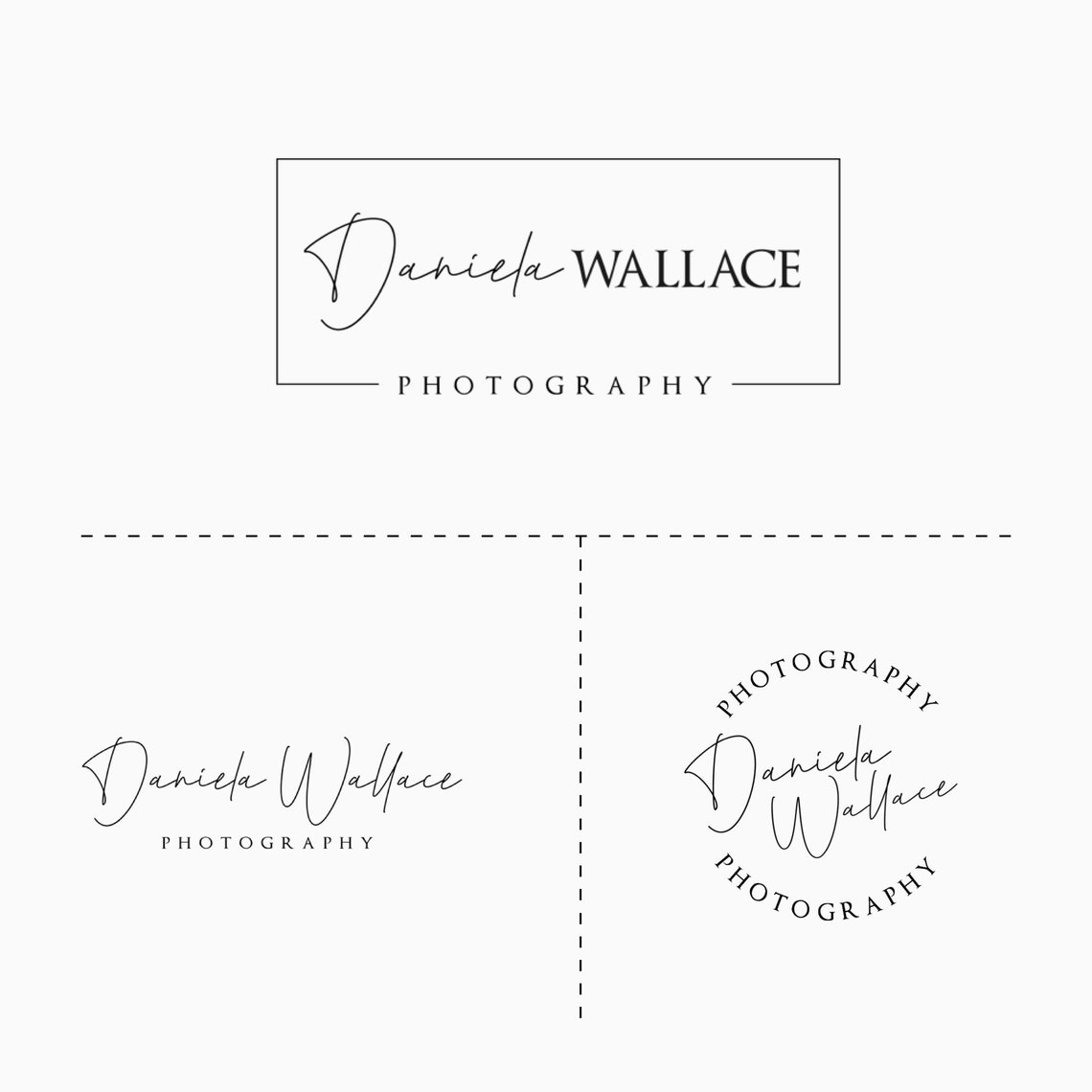 Premade Logo Design, Photography Logo Watermark, Dainty Logo ...