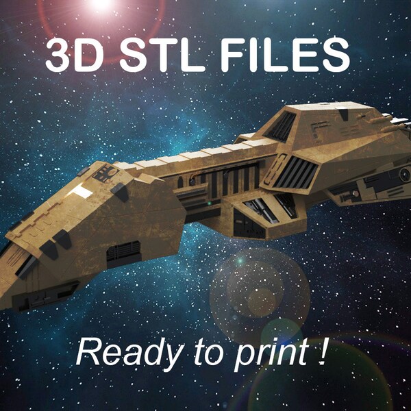 Spaceship Frigate - Etsy
