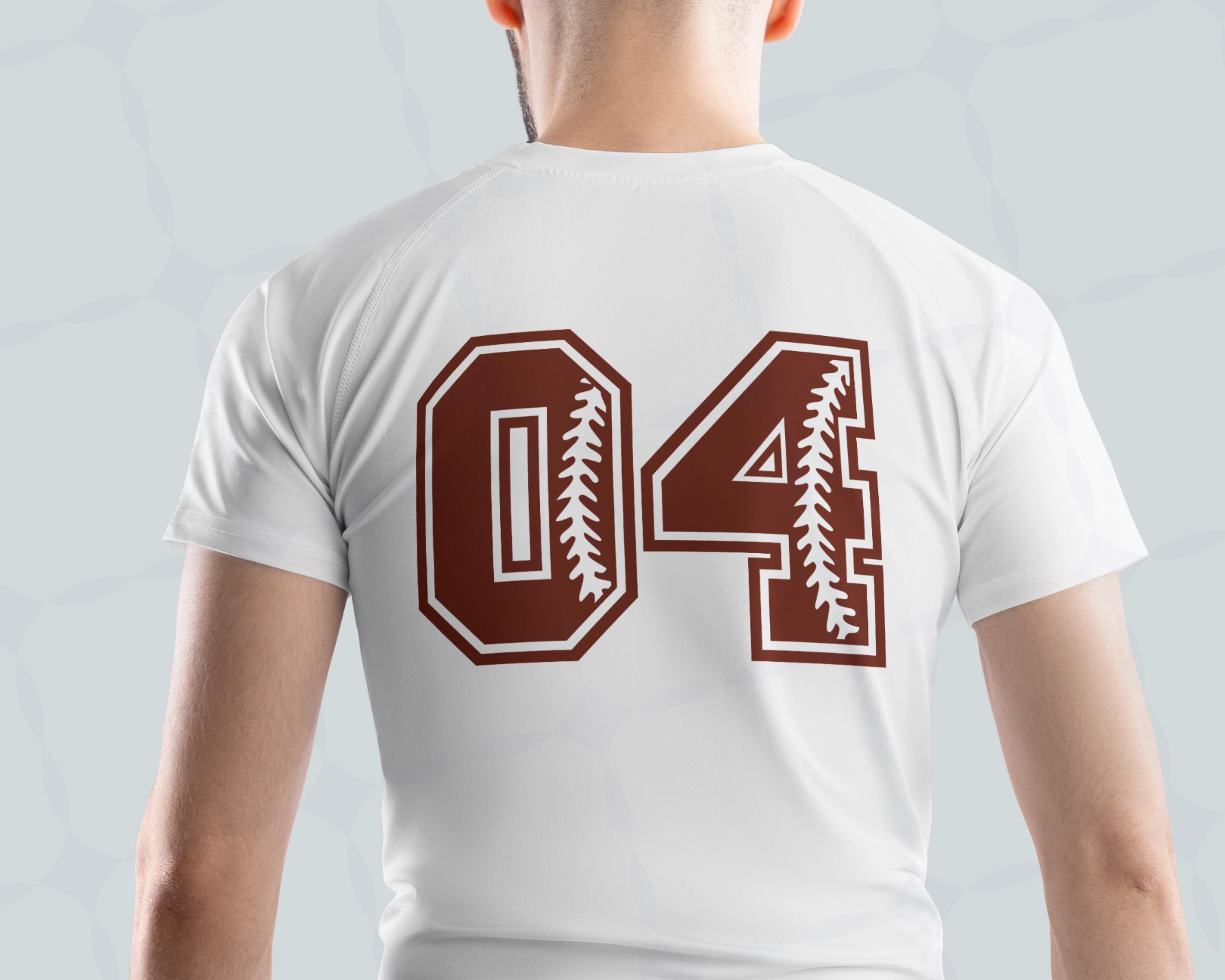 Football Alphabet and Numbers SVG Bundle Varsity Font Football Letters ...
