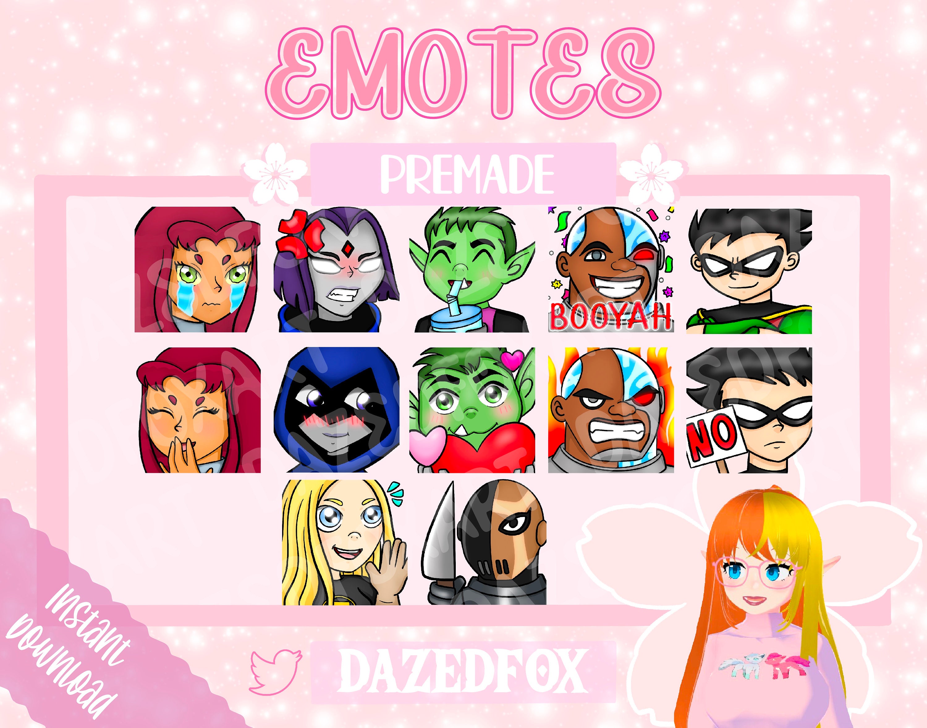 Titans Emote Set - Etsy