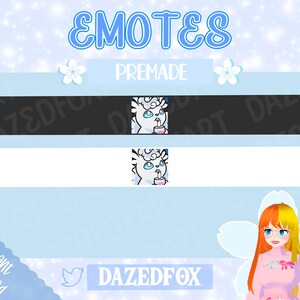 Kawaii Fox Sippy Emote - Etsy