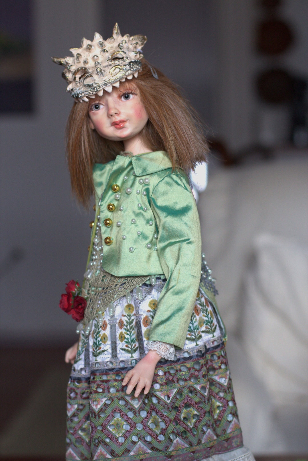 Interior Designer Doll in a Dragon Mask, Symbol of 2024 - Etsy