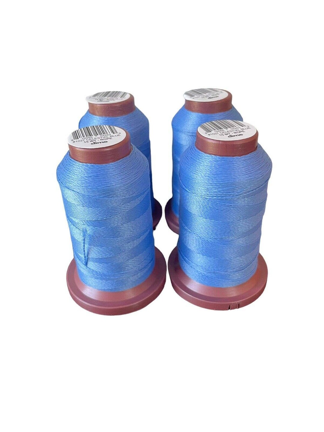 Dime Machine Embroidery Thread 4 Spools Celestial Blue 15 Wt - Etsy