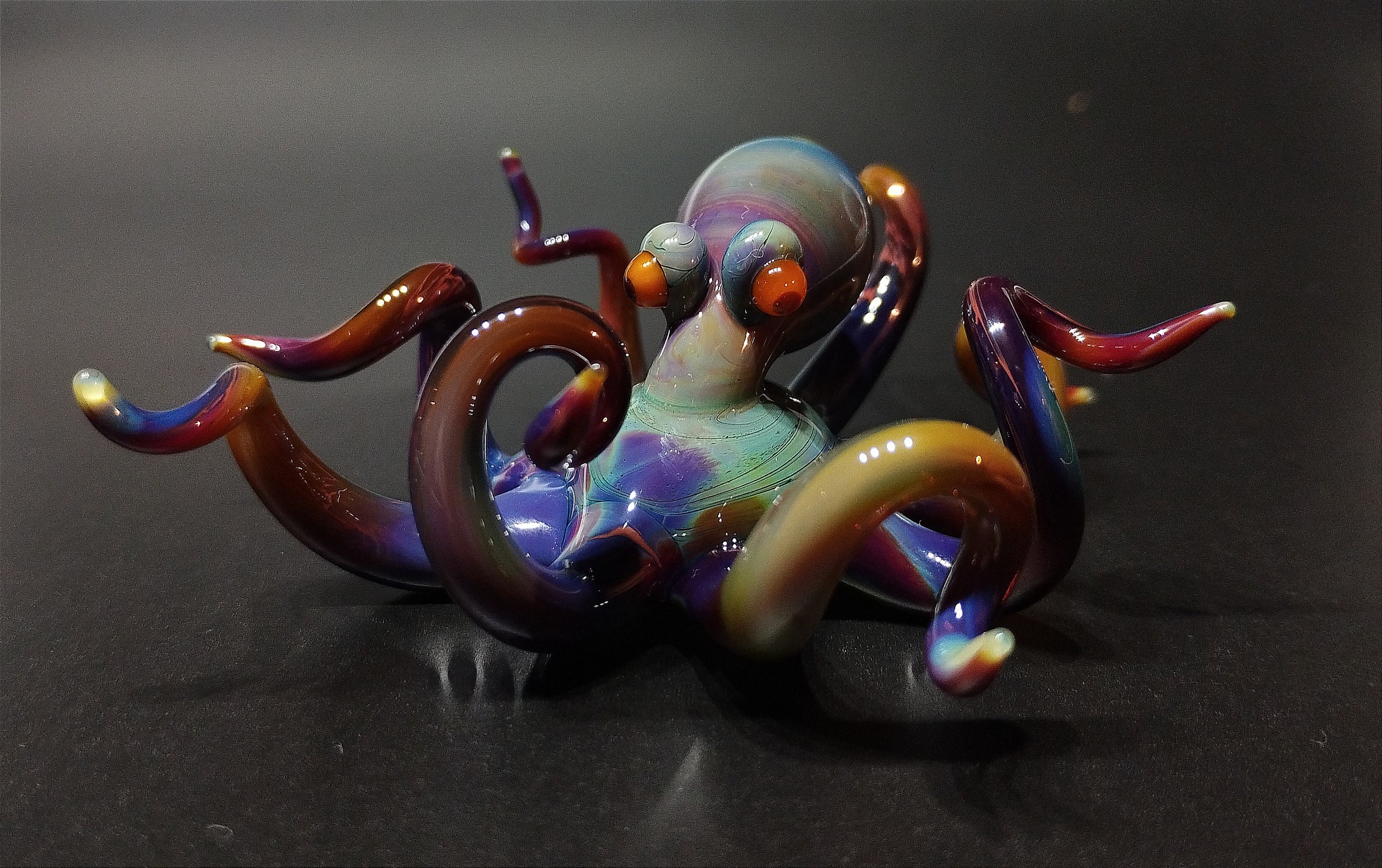 Octopus Sculpture Made of Reichenbach Glass - Etsy