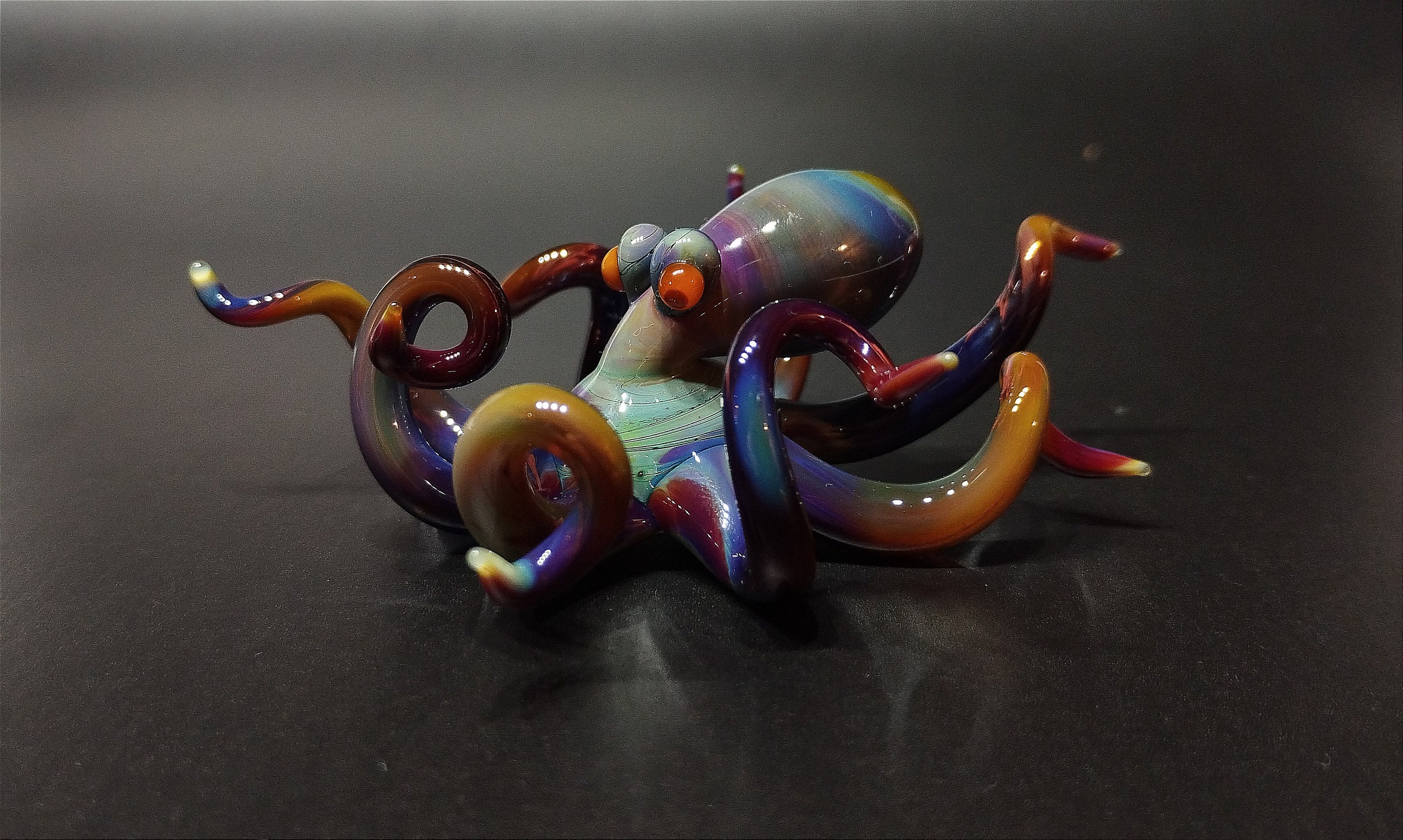 Octopus Sculpture Made of Reichenbach Glass - Etsy