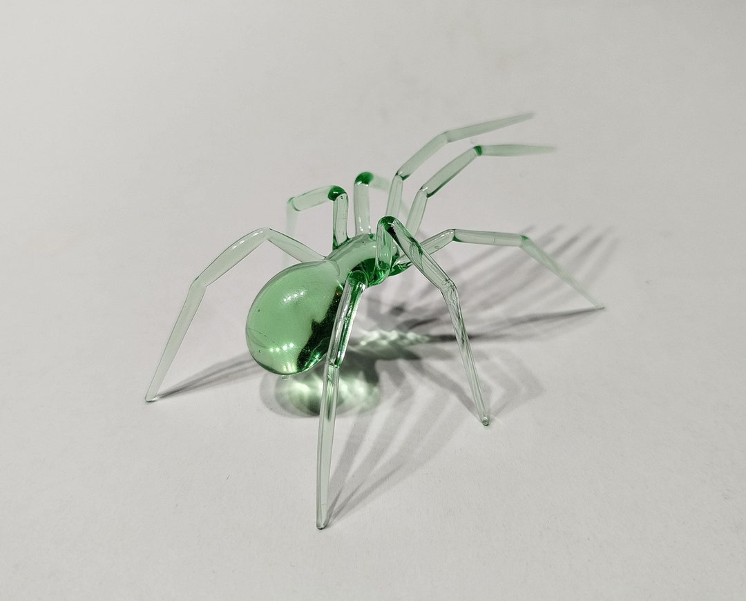 Spider Tarantula Sculpture Made of Uranium Glass - Etsy
