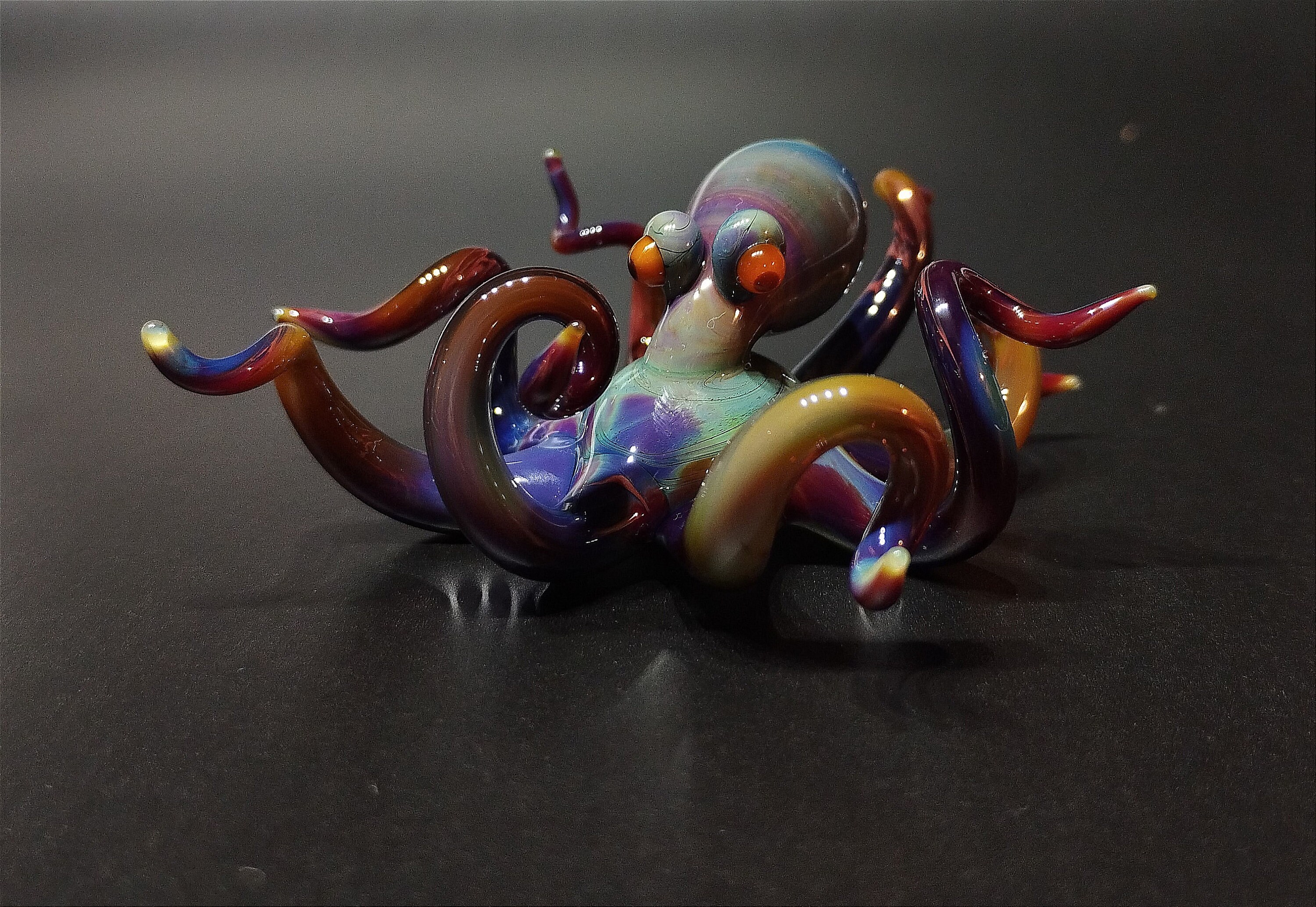 Octopus Sculpture Made of Reichenbach Glass - Etsy