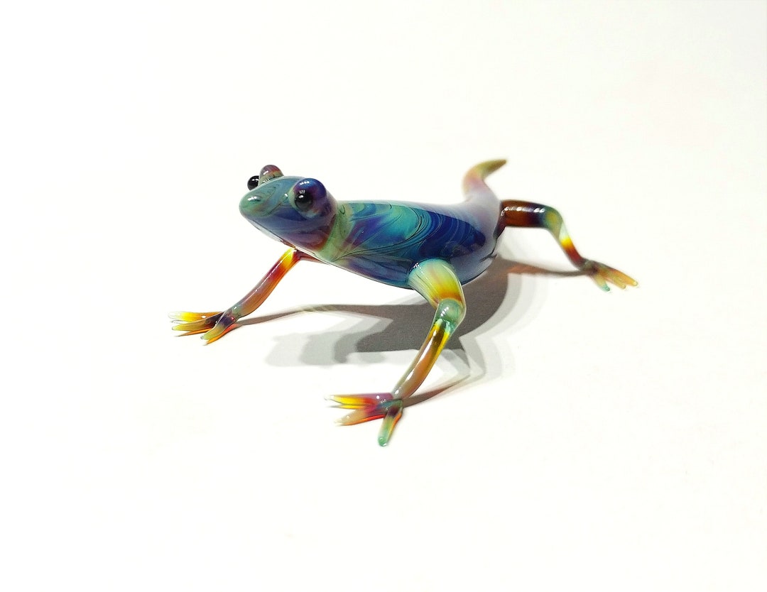 Lizard Gecko Sculpture Made of Reichenbach Glass - Etsy