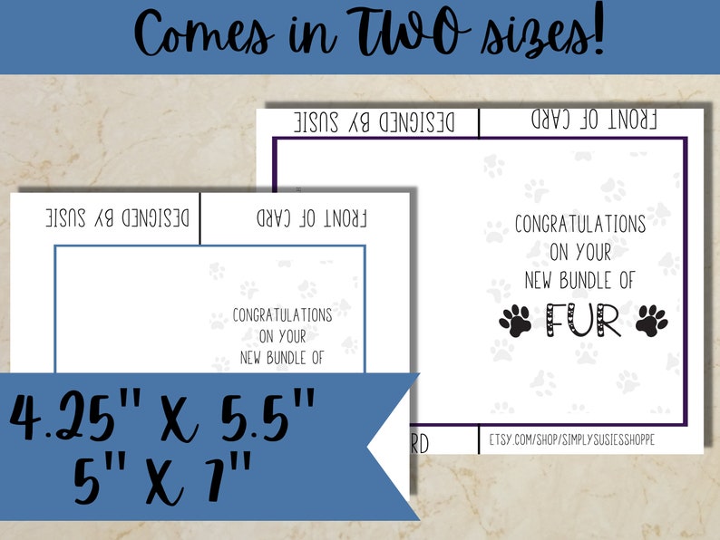 Printable Pet Adoption Card Congratulations on the Adoption - Etsy