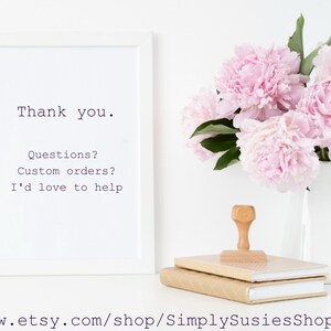 Personalized Thank You Note Cards Custom Thank You Cards With - Etsy