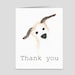 Thank You Notes With Dogs, Blank Note Cards, Dog Greeting Cards for Dog ...