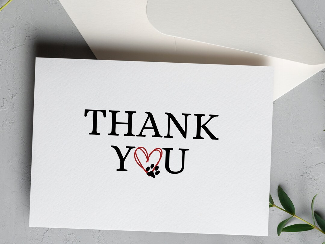 Dog Note Cards, Thank You Notes, Blank Cards With Envelopes for Dog ...